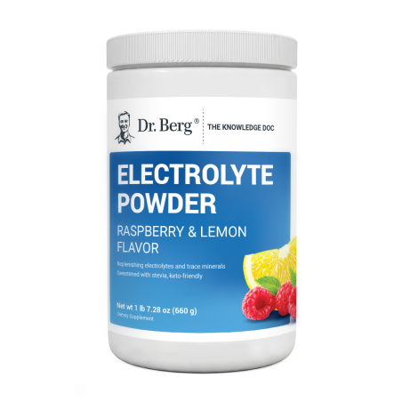 Electrolyte Powder Raspberry & Lemon Natural Flavor 100 Servings