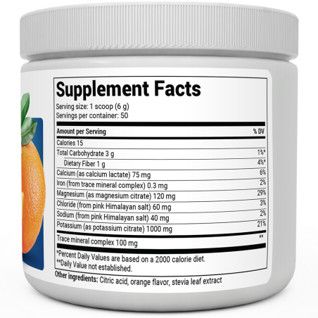 Electrolyte Powder Orange Natural Flavor (50 SERVINGS)