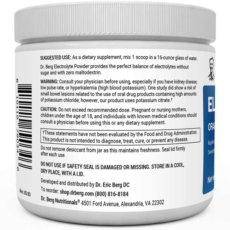 Electrolyte Powder Orange Natural Flavor (50 SERVINGS)