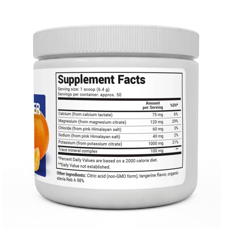 Electrolyte Powder Tangerine Natural Flavor