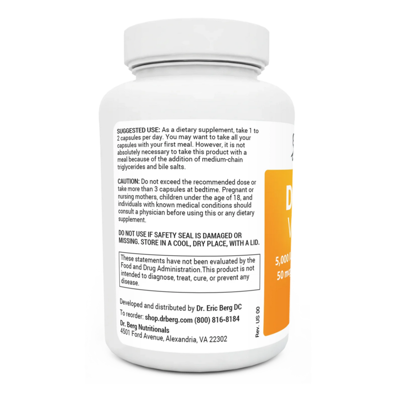 D3 & K2 Vitamin (5,000 IU) - 60 capsules