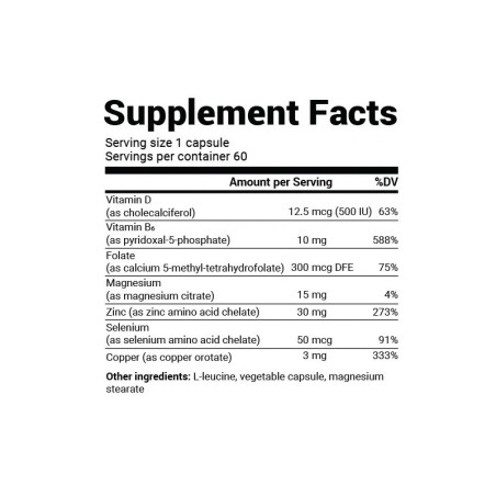 Zinc with Magnesium, Vitamin D3 and Selenium – 30 mg of Zinc – 60 ...