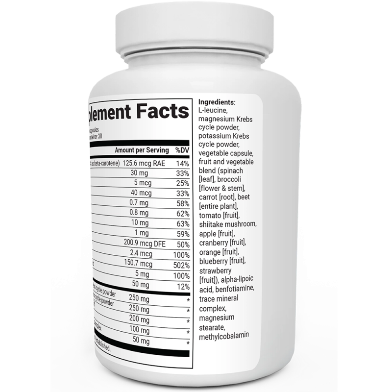 Whole Food Multivitamin with Minerals (Previously known as Keto Energy)