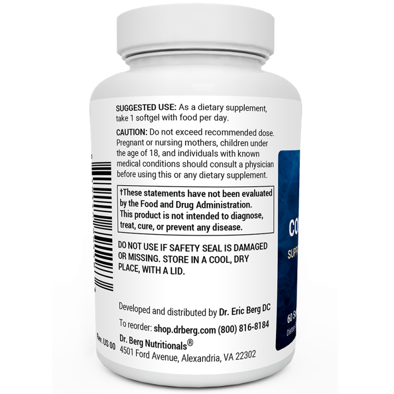 Wild-Caught Omega-3 Cod Liver Fish Oil DHA EPA – 60 Softgels